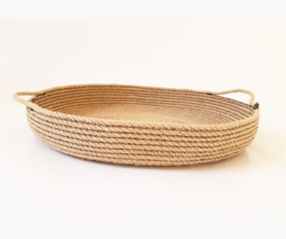 Woven Jute Rope tray - Efreshli